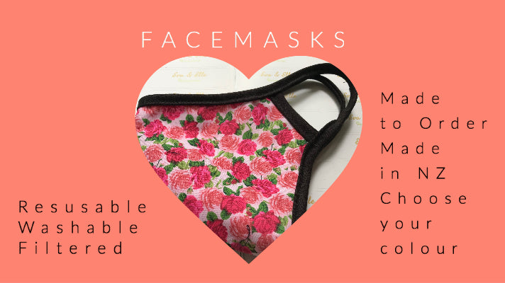 NZ Made Face Mask with HELIX.iso™ Filter Media – Eva & Elle